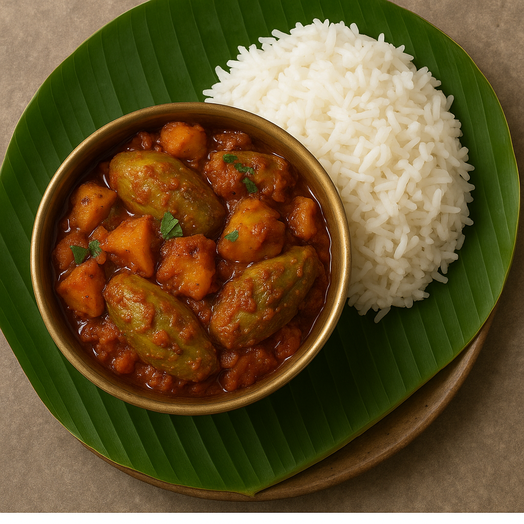 Potala Aloo Kasa – Odia-Style Spicy Pointed Gourd Potato Curry – The ...