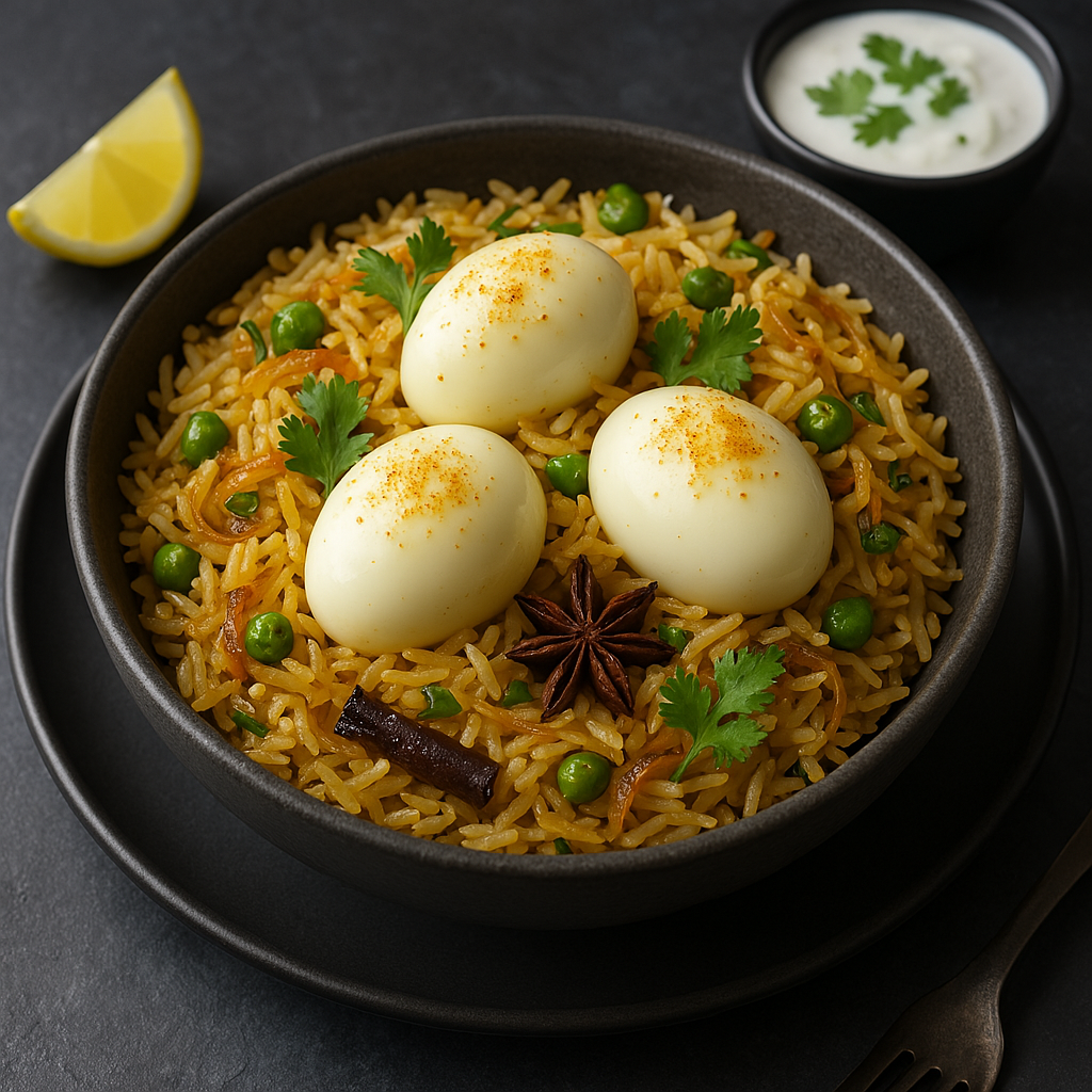 Egg Pulao – Spiced One-Pot Rice with Boiled Eggs & Aroma – The Pinch of ...